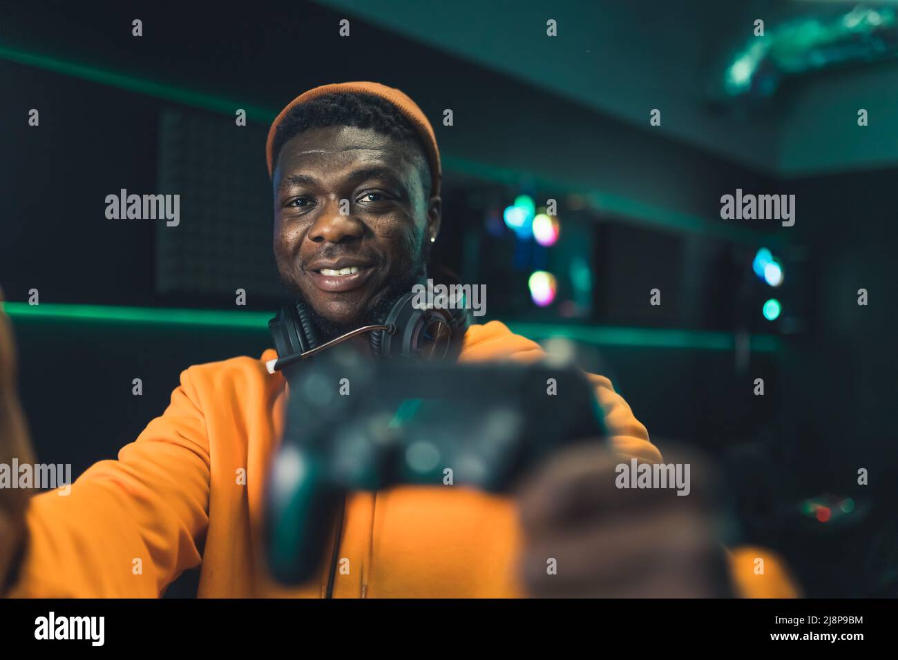 Gamer handsome hi-res stock photography and images - Alamy