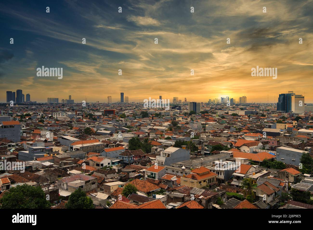 Indonesia surabaya skyline hi-res stock photography and images - Alamy