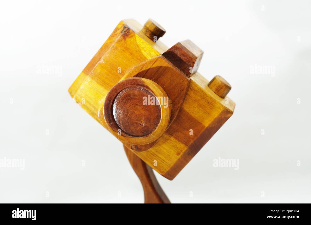 Trophy Camera - Trophy made of wood in the shape of a camera Stock ...