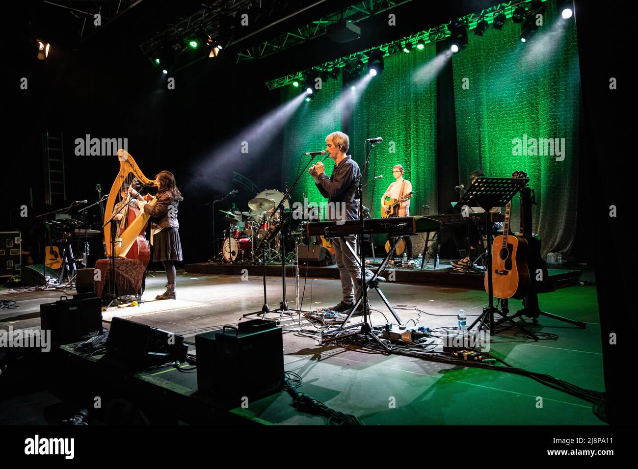 Fontaneto d'Agogna Italy. 17 May 2022. The Irish band CLANNAD performs ...