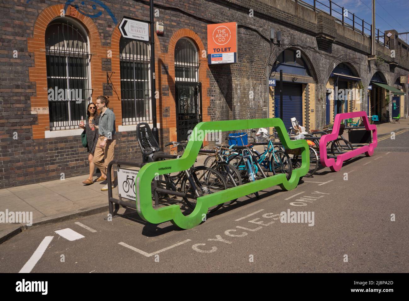 Small business and bicycle parking redeveloped under railway arches by ...