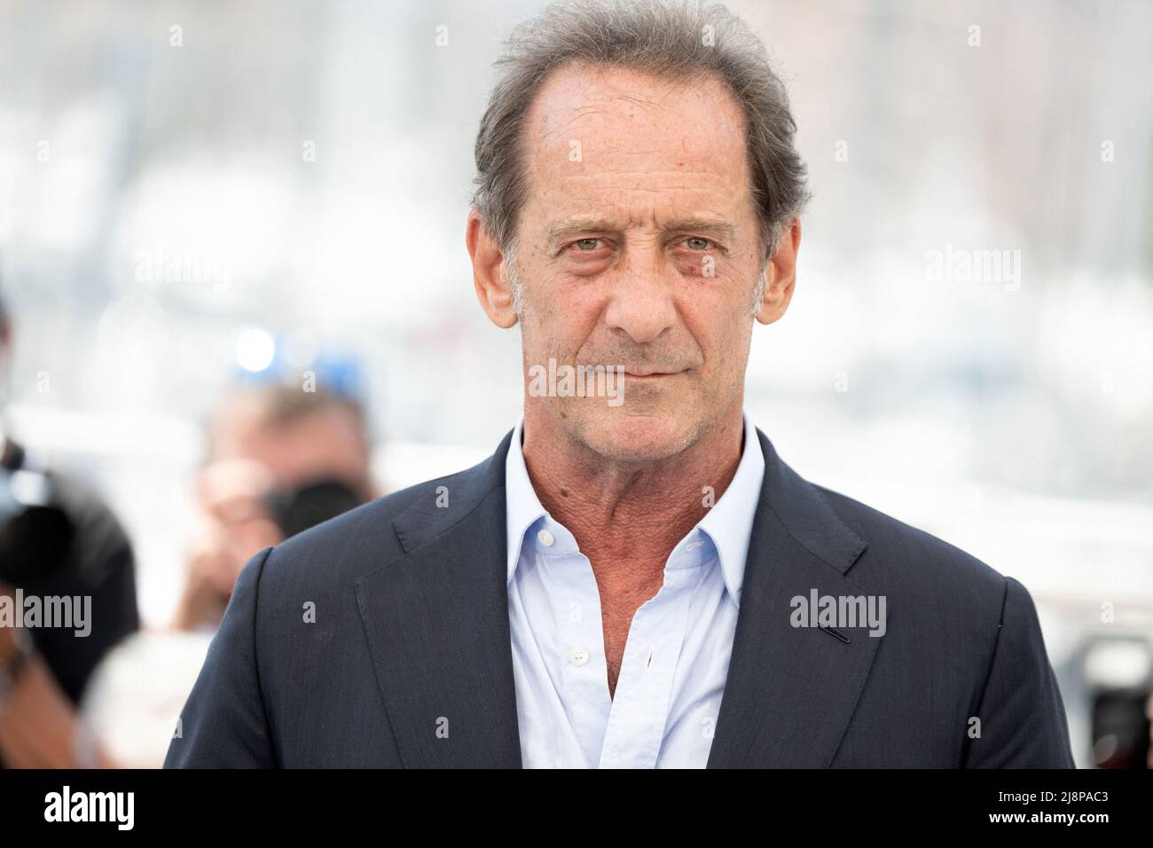 President of the Jury Vincent Lindon during the Jury Photocall as part ...