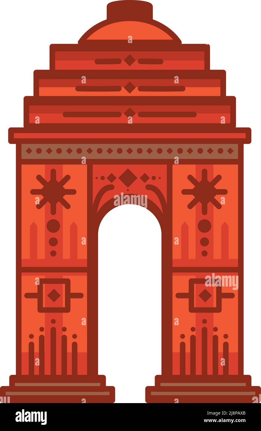 india gate famous Stock Vector Image & Art - Alamy