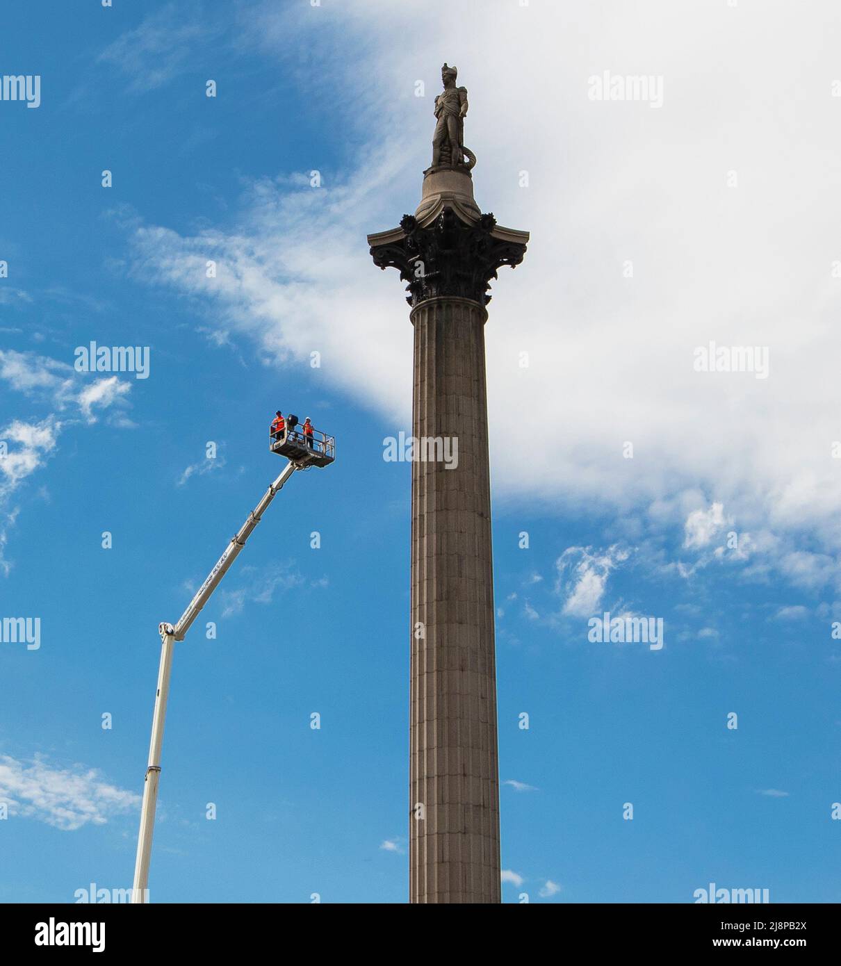 Nelson's Column in Trafalgar Square; designed by William Railton ...