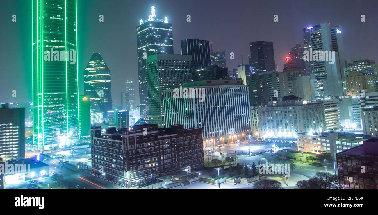 Early Morning over Dallas, Texas Stock Photo - Alamy