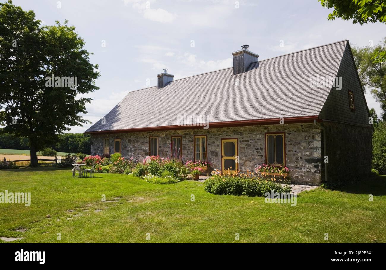 Old circa 1794 French regime cottage style fieldstone home with ...