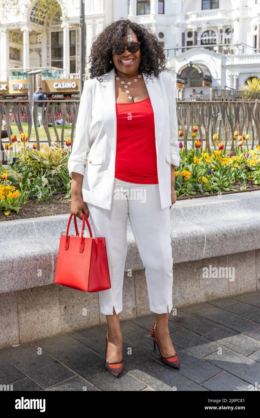 Radio presenter Angie Greaves celebrates her birthday today while out ...