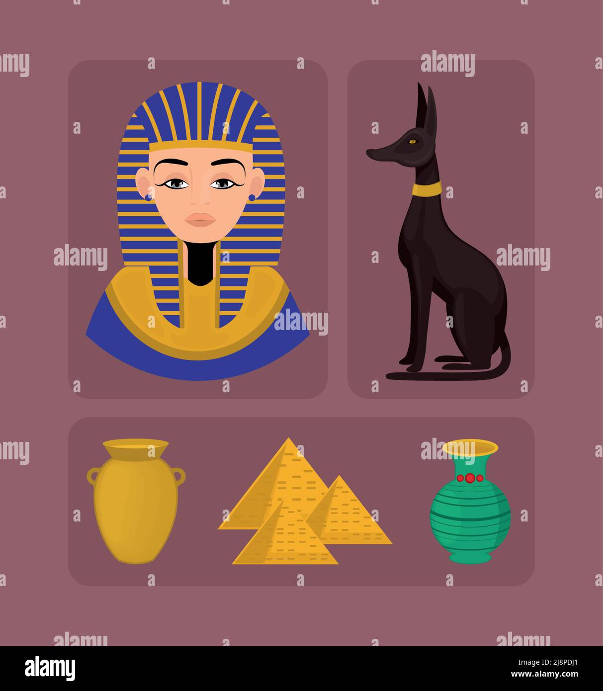 set of egypt Stock Vector Image & Art - Alamy