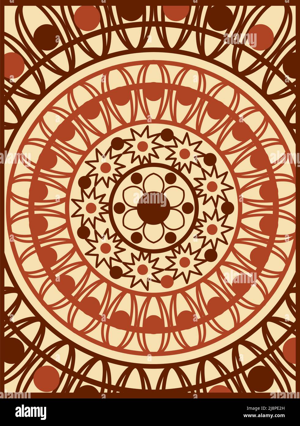 mandala cover design Stock Vector Image & Art - Alamy