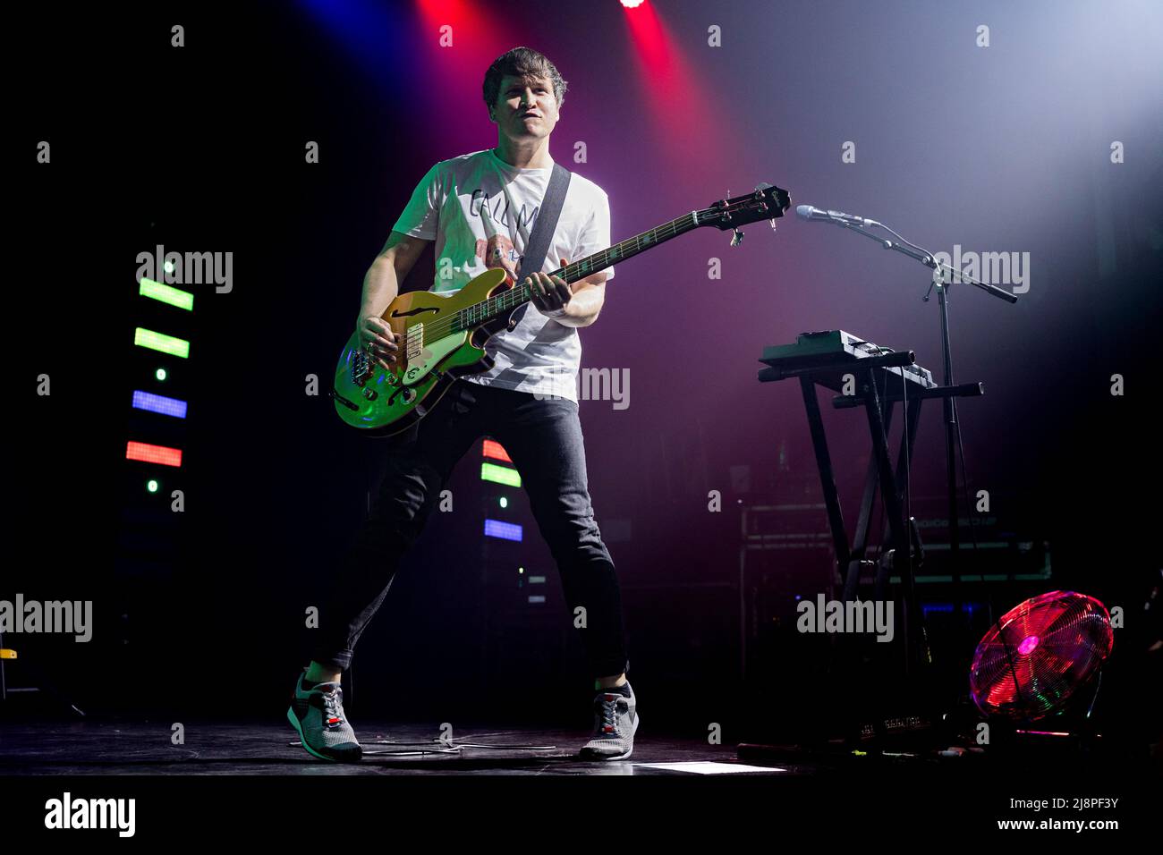 Milan Italy 13 May 2022 the Wombats english indie rock band by Matthew ...