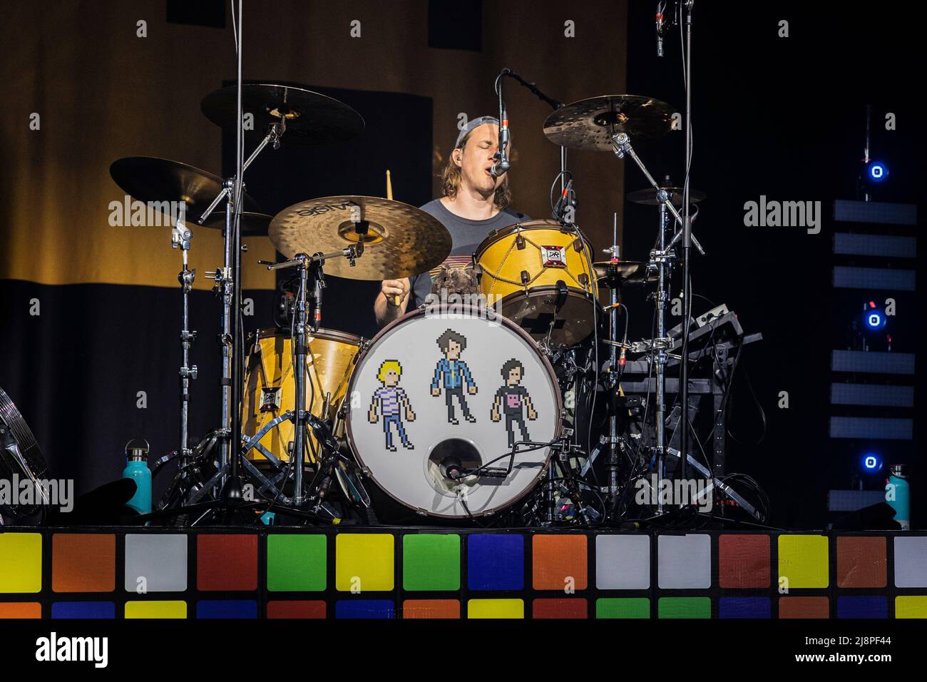 Milan Italy 13 May 2022 the Wombats english indie rock band by Matthew ...