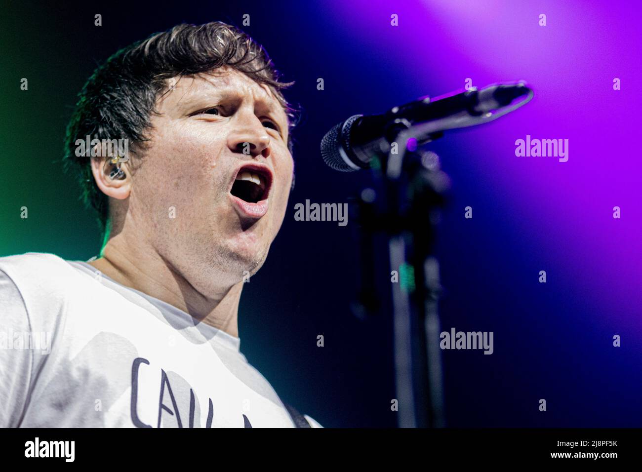 Milan Italy 13 May 2022 the Wombats english indie rock band by Matthew ...