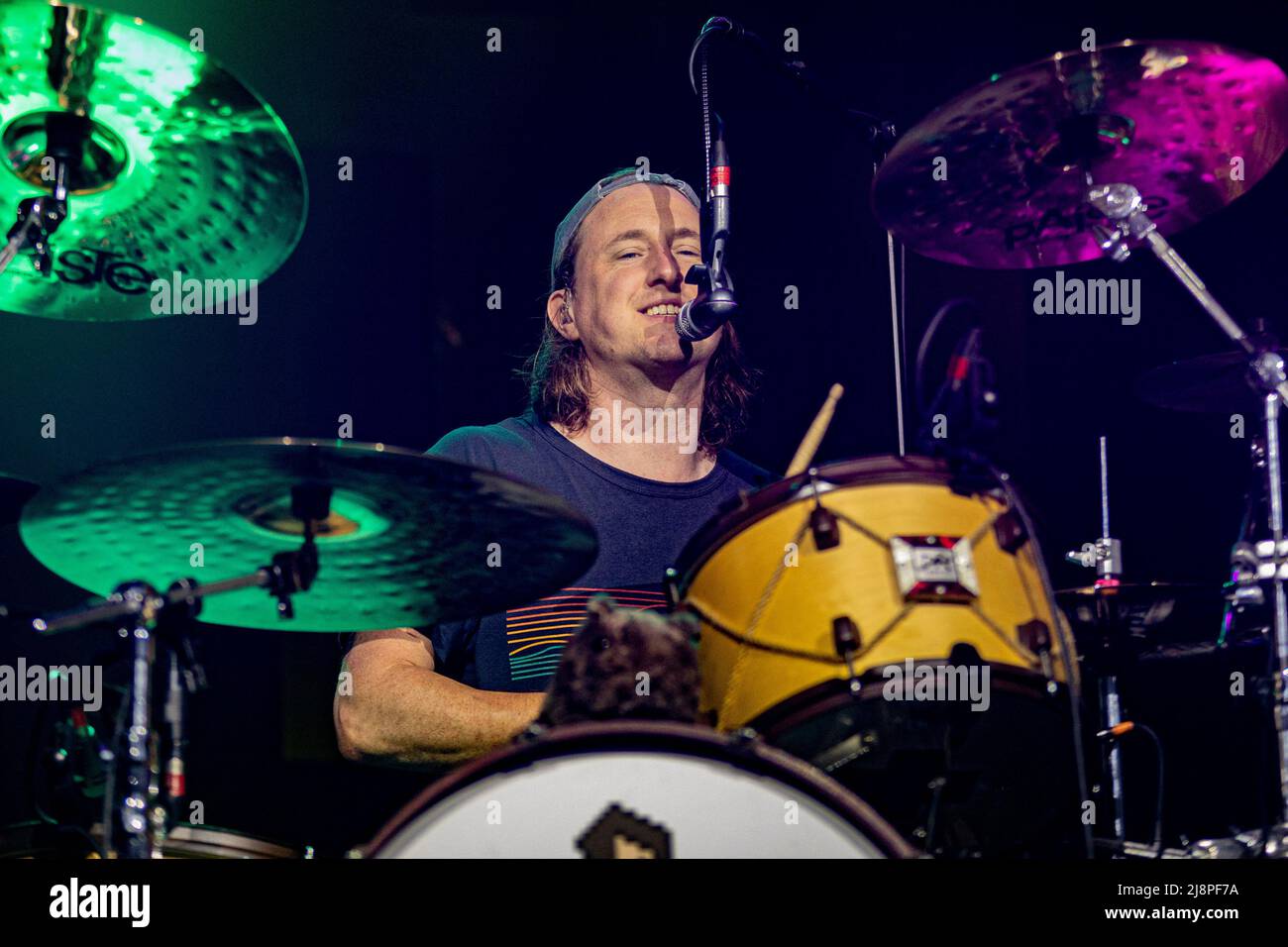 Milan Italy 13 May 2022 the Wombats english indie rock band by Matthew ...