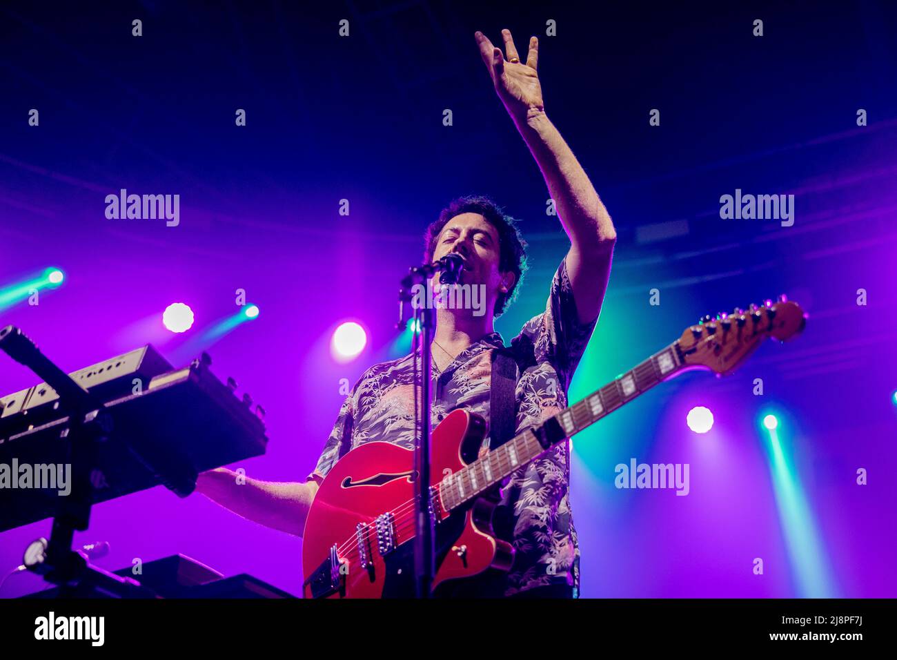 Milan Italy 13 May 2022 the Wombats english indie rock band by Matthew ...