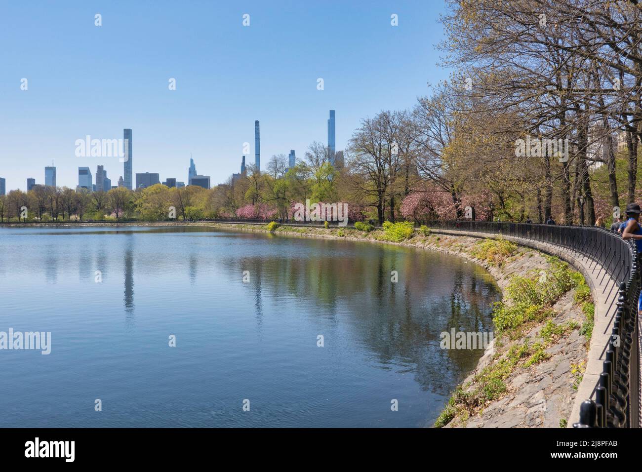 The Running Track around Jacqueline Kennedy Onassis Reservoir is a ...