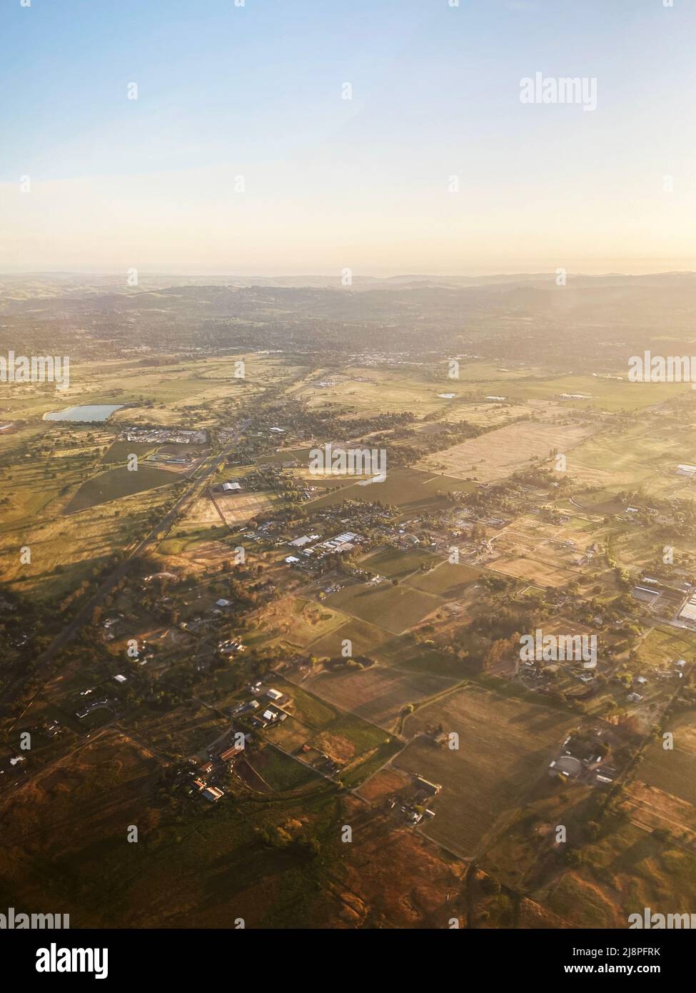 Fields and farms from a drone hi-res stock photography and images - Alamy