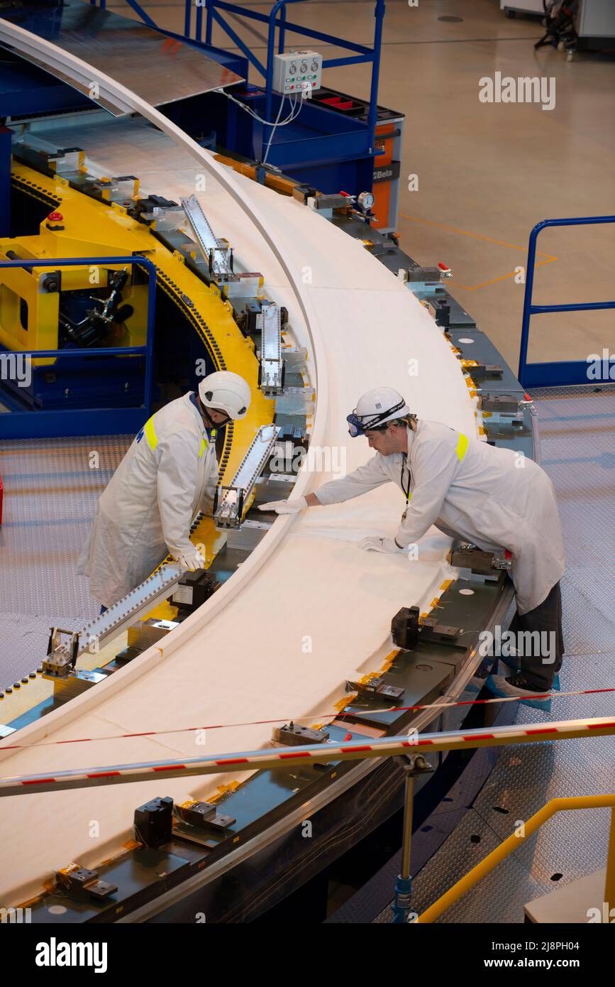 Manufacturing of ITER toroidal field coils Stock Photo - Alamy