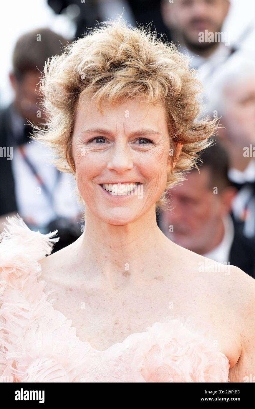 Cannes, France. 17th May, 2022. Anne Richard attends the screening of ...