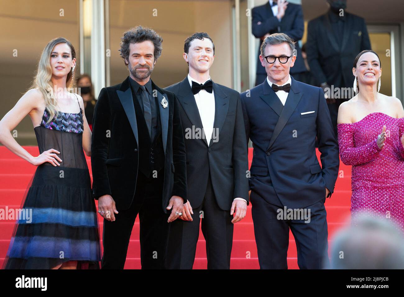 Cannes, France. 17th May, 2022. Matilda Anna Ingrid Lutz, Romain Duris ...