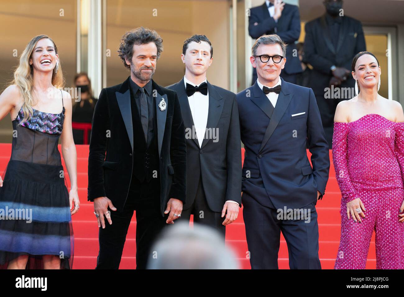 Cannes, France. 17th May, 2022. Matilda Anna Ingrid Lutz, Romain Duris ...