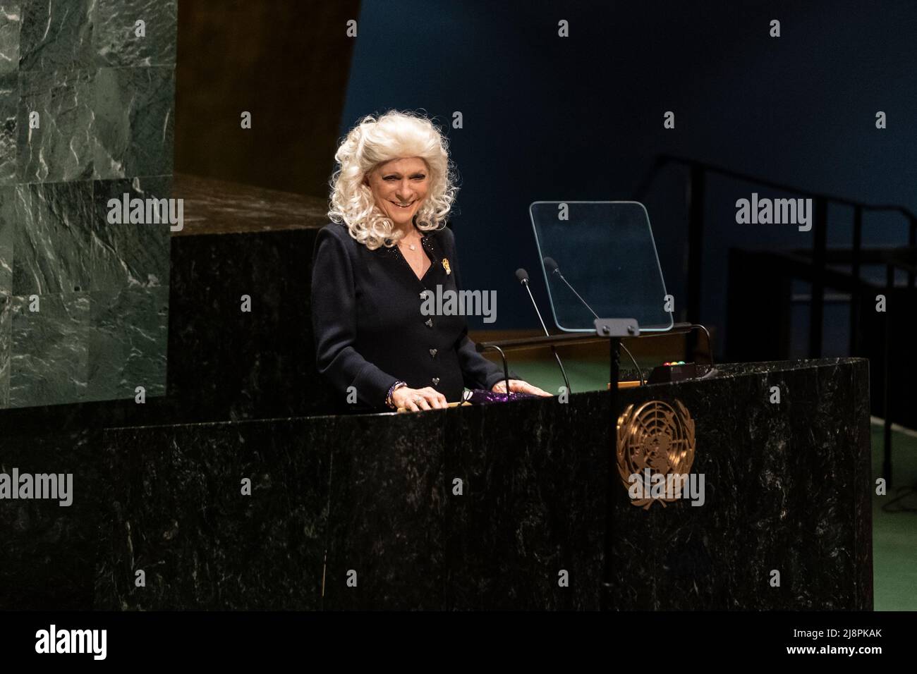 New York, NY - May 17, 2022: Judy (Judith) Collins speaks during ...