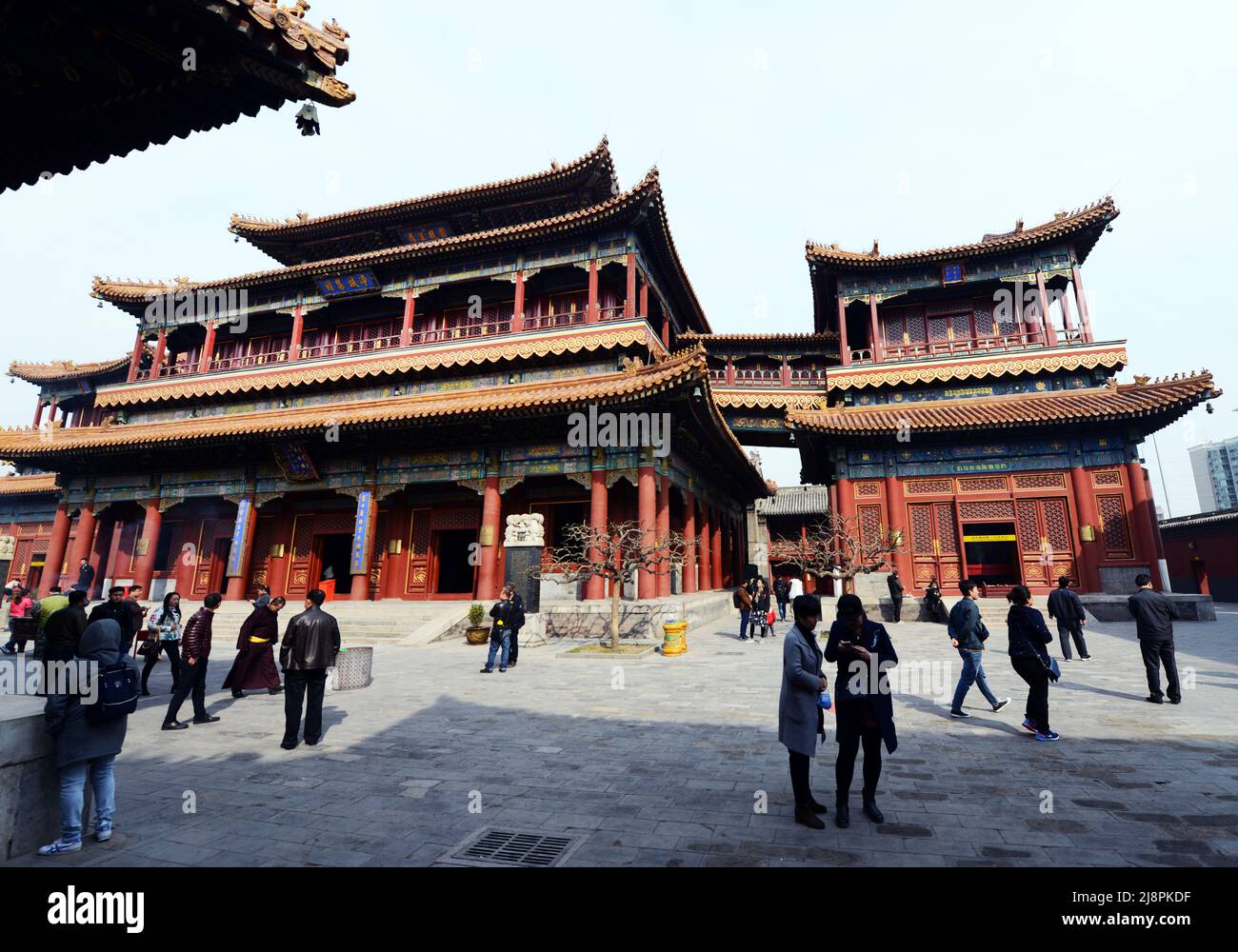 The beautiful Lama Temple in Beijing, China Stock Photo - Alamy