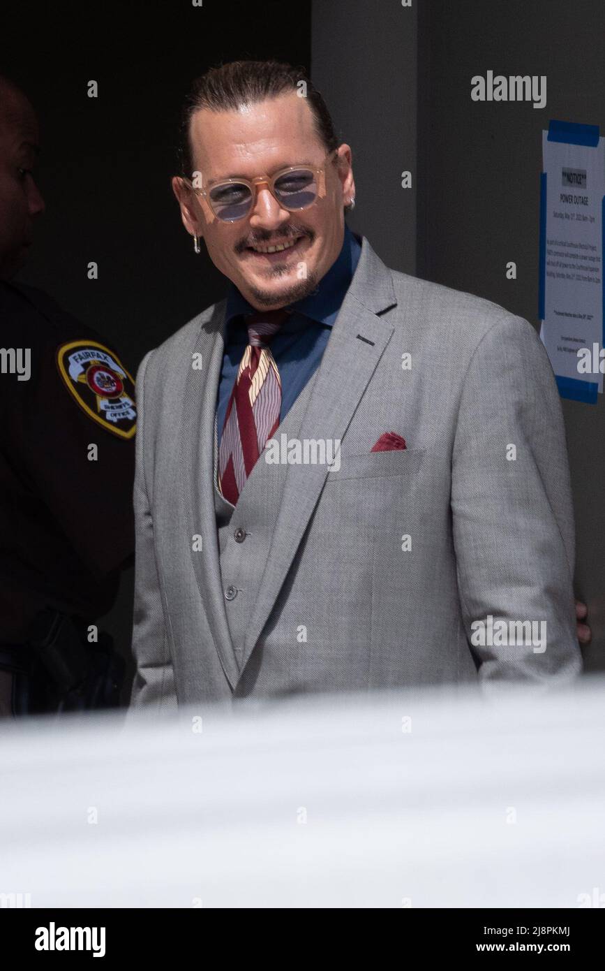 Fairfax, United States Of America. 16th May, 2022. Johnny Depp takes a ...