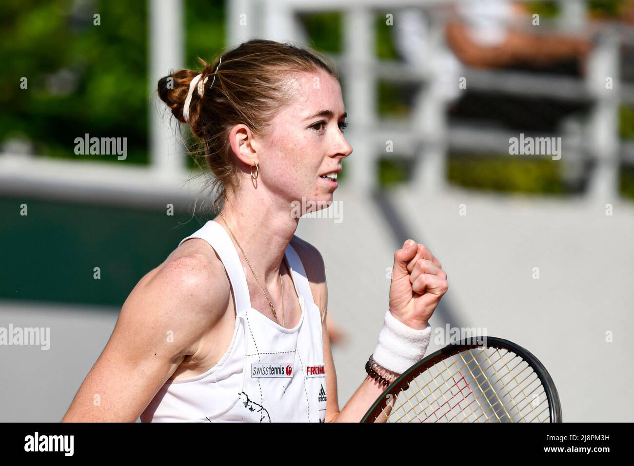 Paris, France. 17th May, 2022. Simona Waltert of Switzerland during the ...