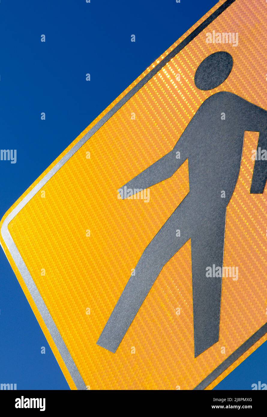 PEDESTRIAN traffic sign Stock Photo - Alamy