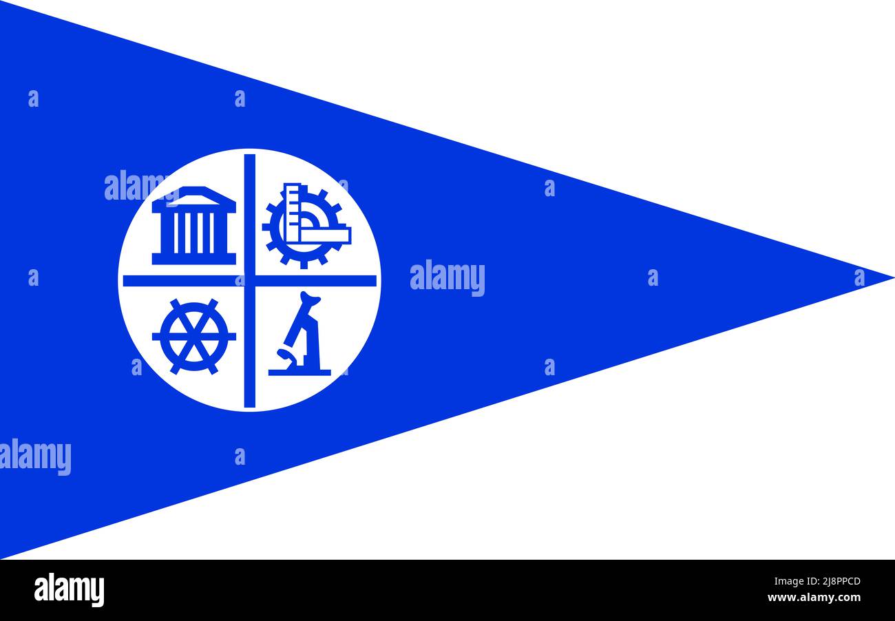 The flag of the city of Minneapolis Minnesota USA Stock Photo - Alamy