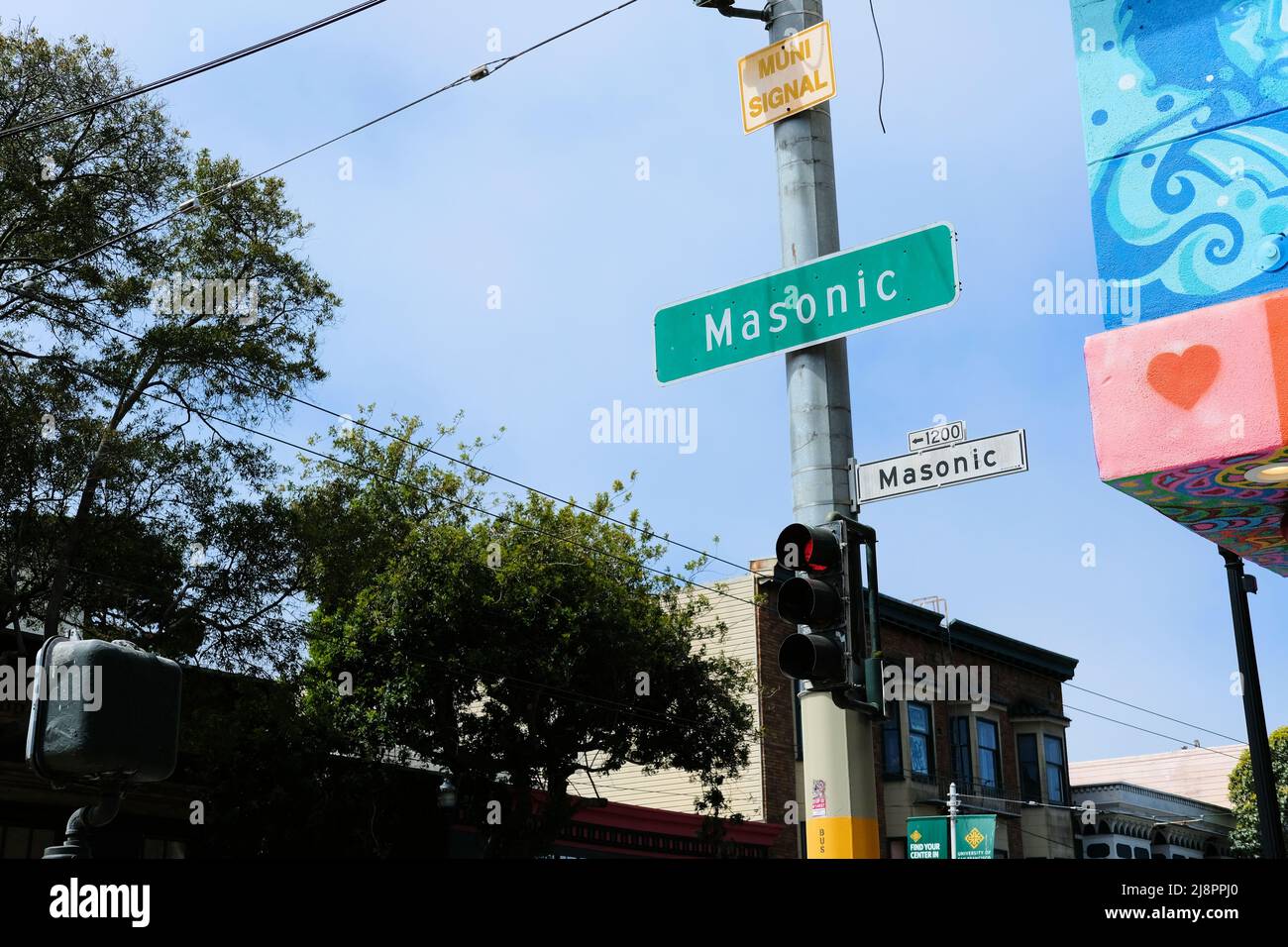 Muni signal sign hi-res stock photography and images - Alamy