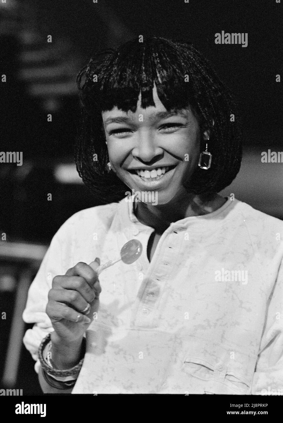Siedah Garrett appearance on American Bandstand in 1985 Credit: Ron ...