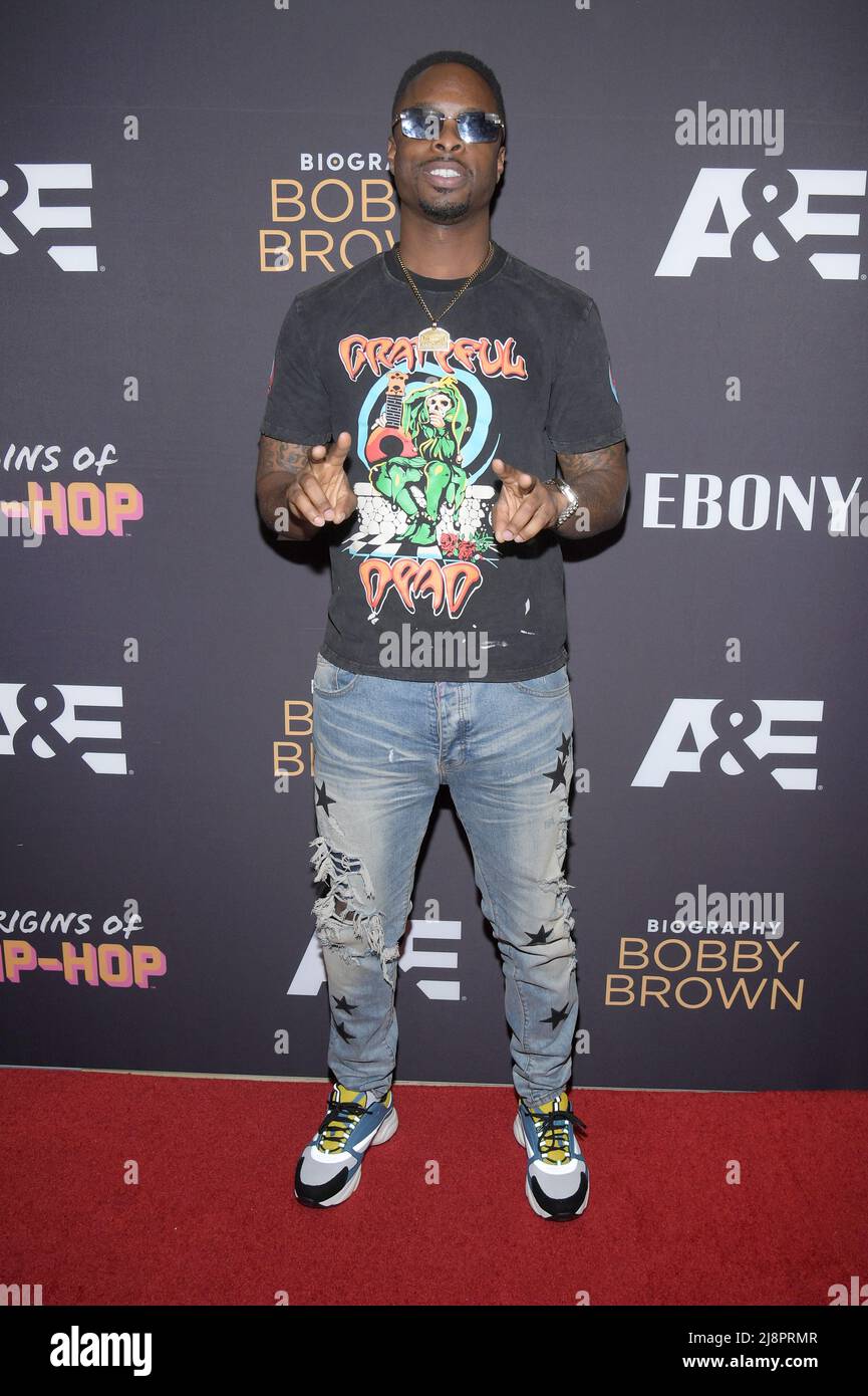 Johnell Young attends the "Biography: Bobby Brown” and "Origins Of Hip ...