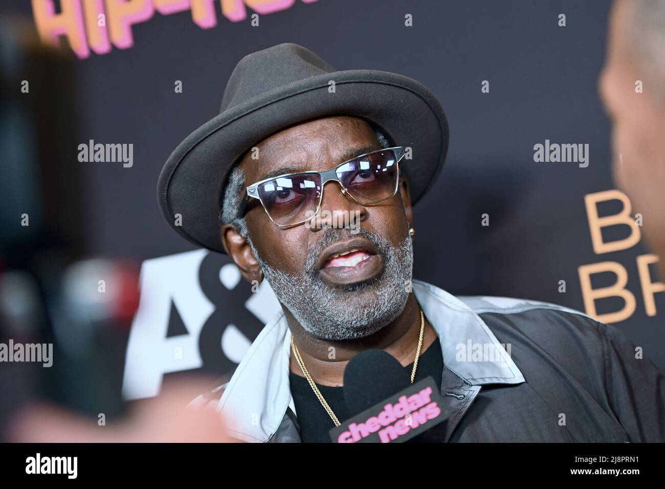 Fab 5 Freddy attends the "Biography: Bobby Brown” and "Origins Of Hip ...