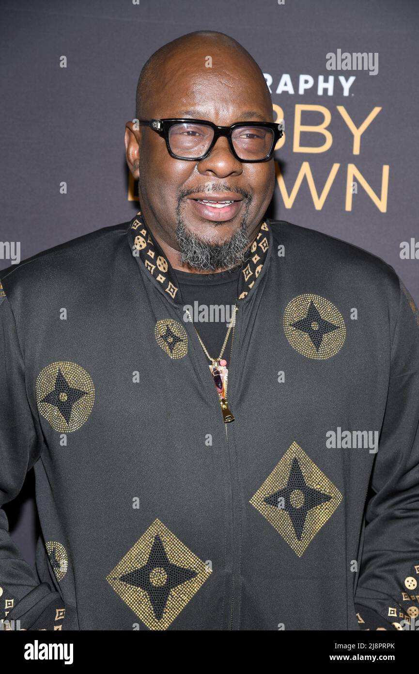 Bobby Brown attends the "Biography: Bobby Brown” and "Origins Of Hip ...
