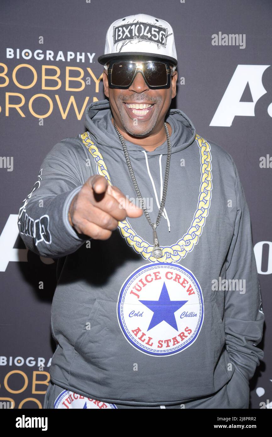 Grandmaster Caz attends the "Biography: Bobby Brown” and "Origins Of ...