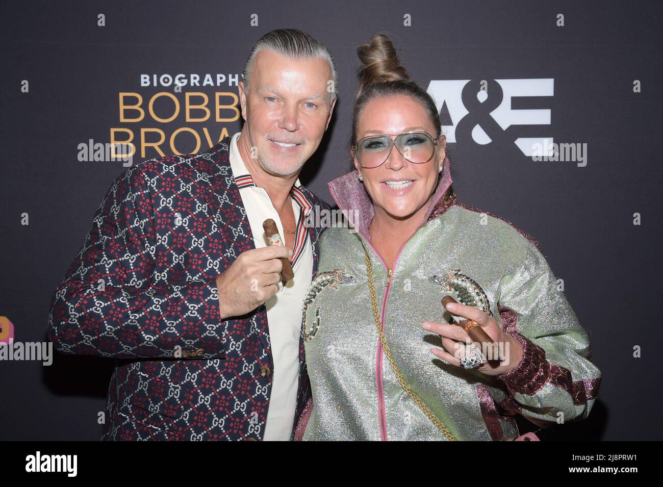 (L-R) David Stadnyk and Suzie Stadnyk attend the "Biography: Bobby ...
