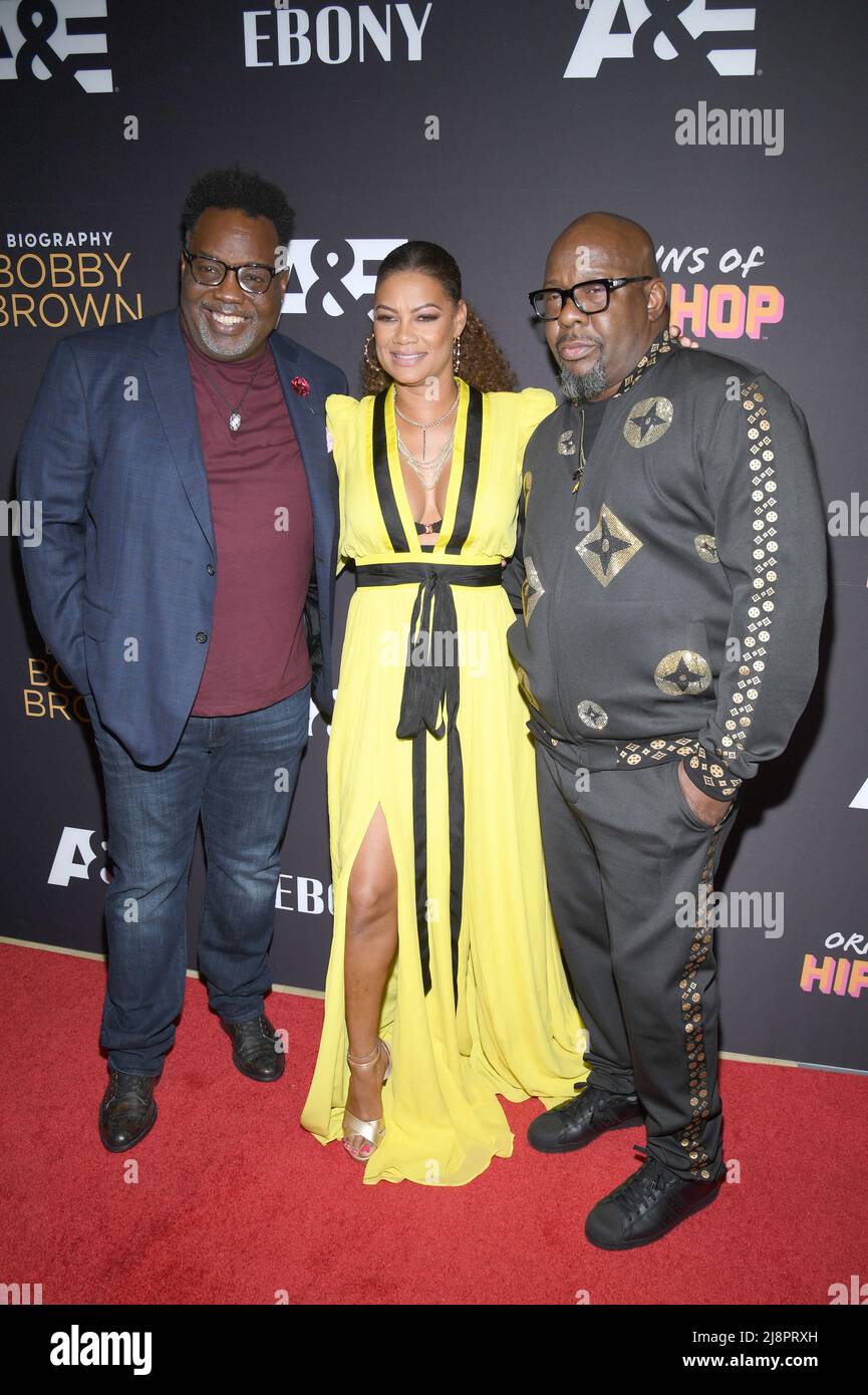 (L-R) Director Kevin Swain, Bobby Brown and Alicia Etheredge attend the ...