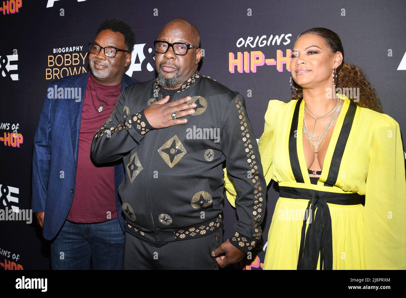 (L-R) Director Kevin Swain, Bobby Brown and Alicia Etheredge attend the ...