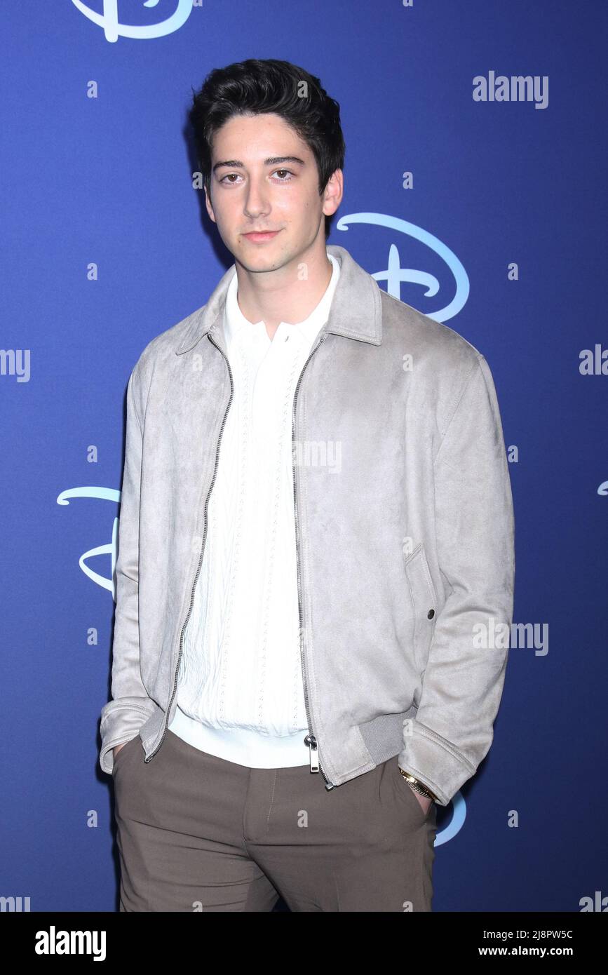 New York, NY, USA. 17th May, 2022. Milo Manheim at the 2022 ABC Disney ...