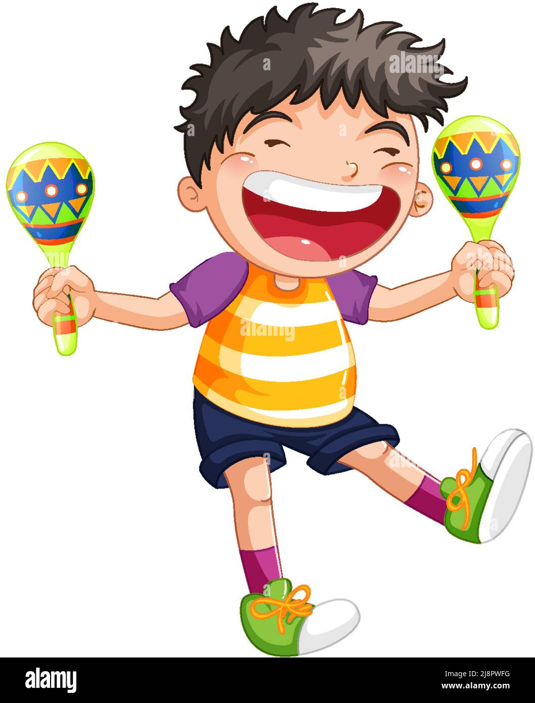 Shaker children Stock Vector Images - Alamy