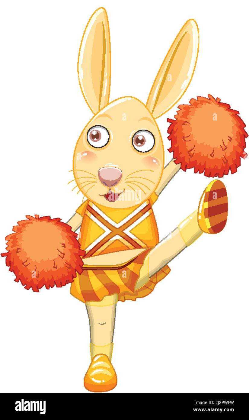 Cheering bunny Stock Vector Images - Alamy