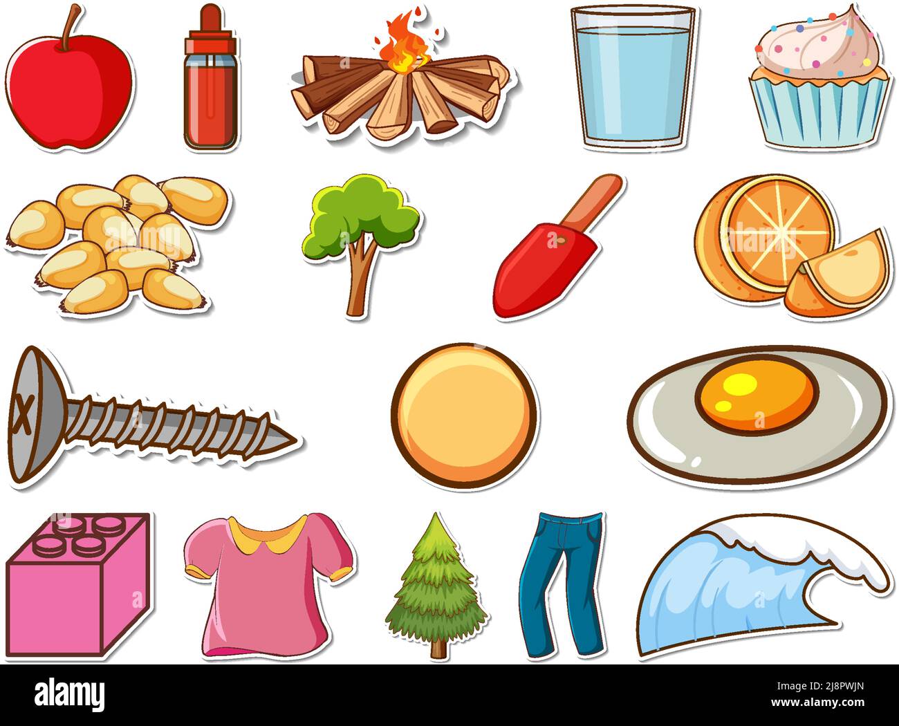 Everyday objects as art Stock Vector Images - Alamy