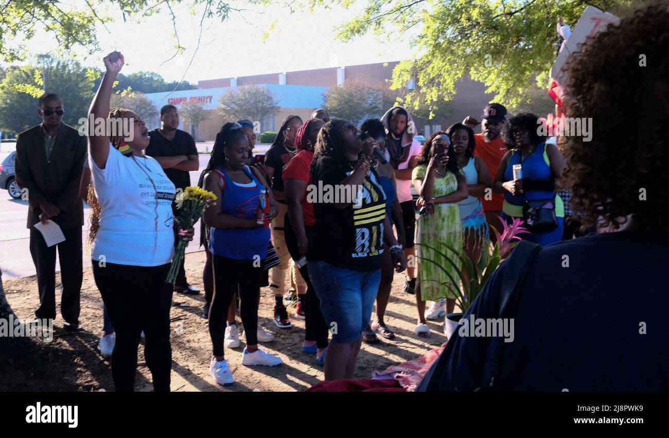 Decatur, Georgia, USA. 17th May, 2022. A group of mourners gathered in ...