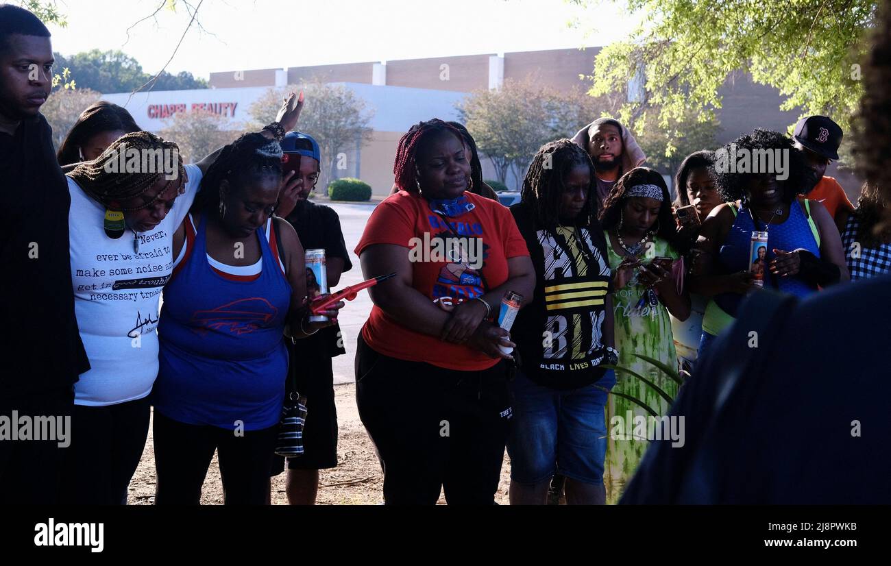 Decatur, Georgia, USA. 17th May, 2022. A group of mourners gathered in ...