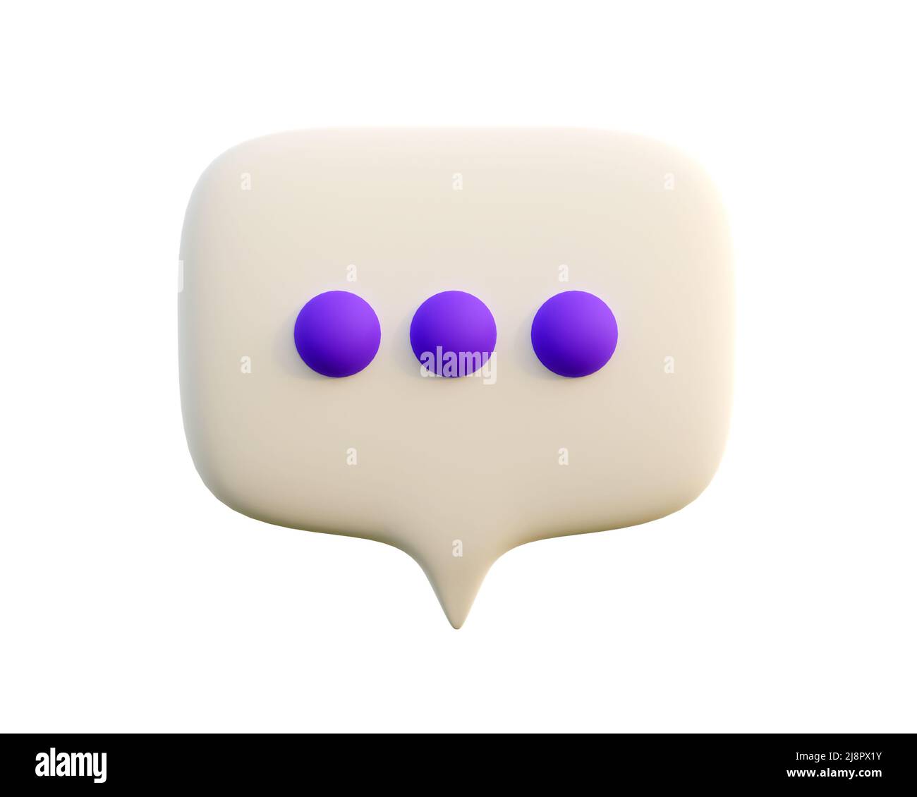 3d message bubble. Social media chat, message, dialogue icon concept ...