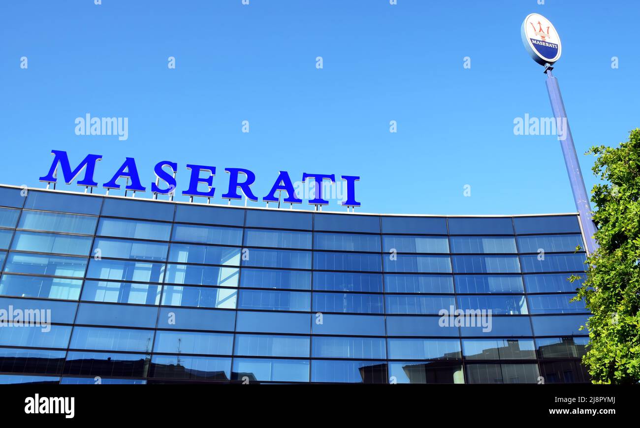 Maserati Factory Headquarters in Modena, Italy Stock Photo - Alamy