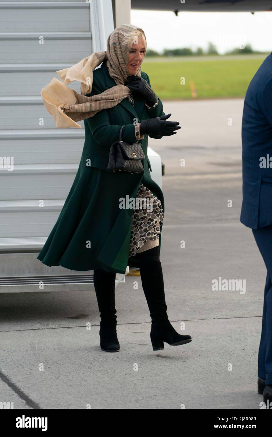 The Duchess of Cornwall arrives in Ottawa, during a three-day trip to ...