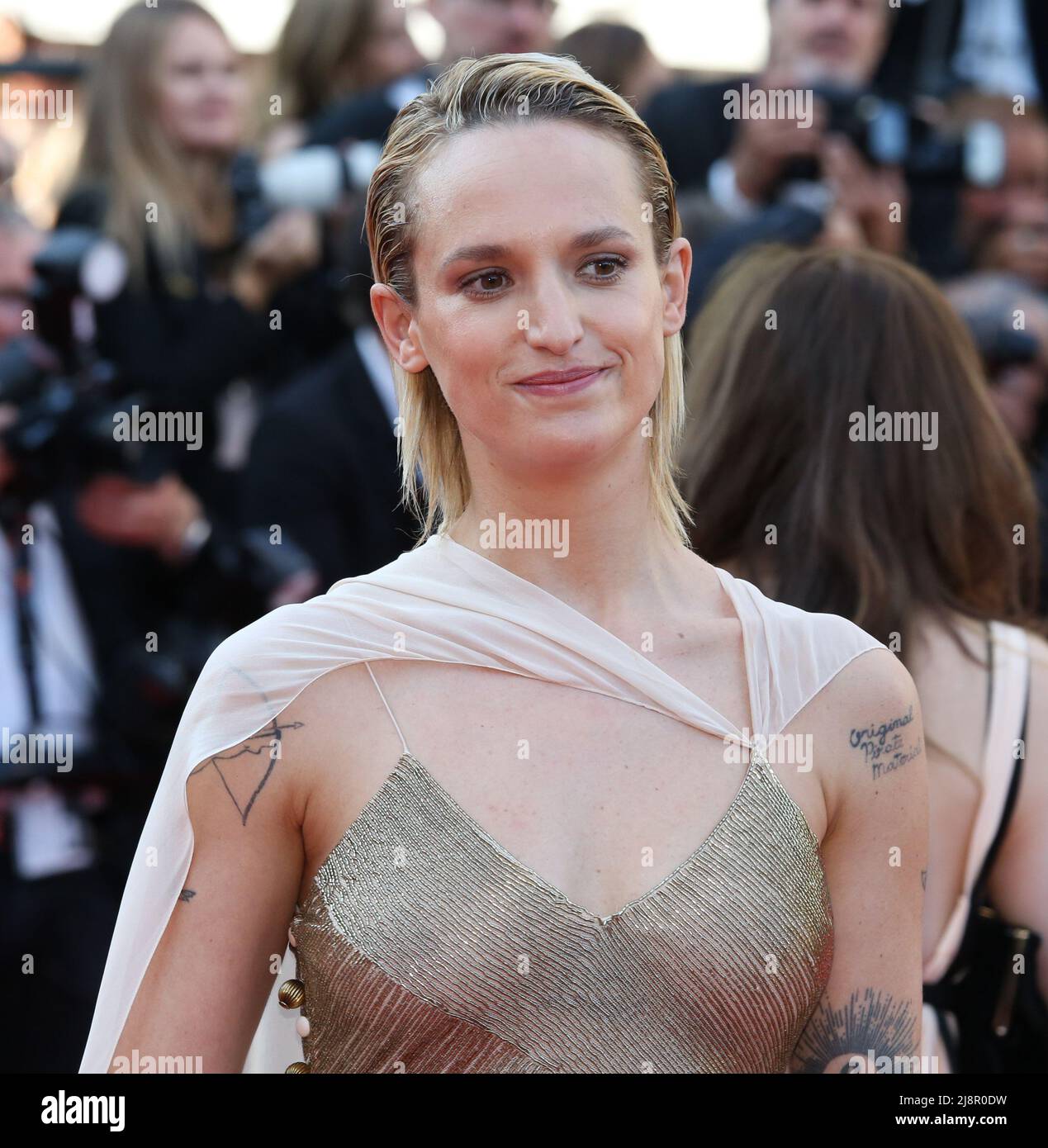 Cannes, France. 17th May, 2022. Agathe Rousselle attends for the ...