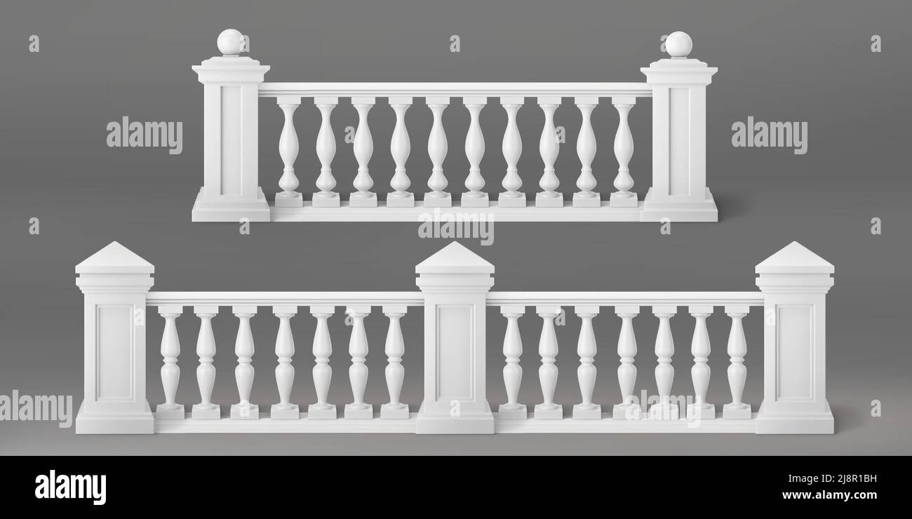 Balustrades balustrade Stock Vector Images - Alamy